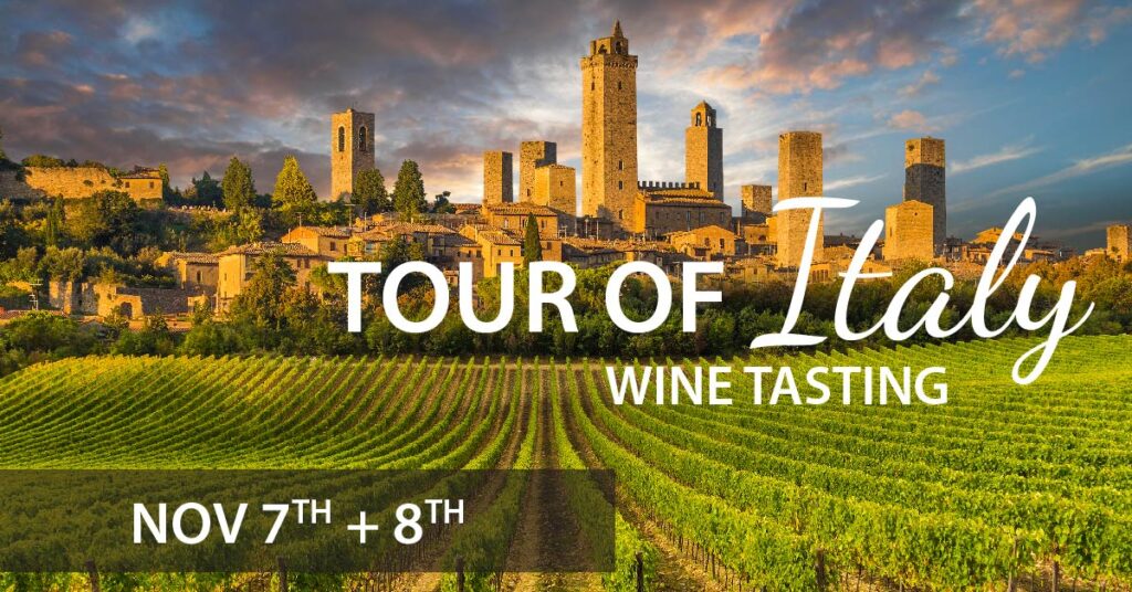 Tour of Italy Wine Tasting - The County Cork Wine Pub
